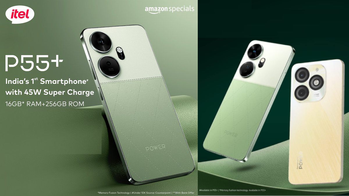 Itel Power Series Launched In India; Itel P55, Itel P55 Plus Price, Features And More | ഐടെൽ p55 ...