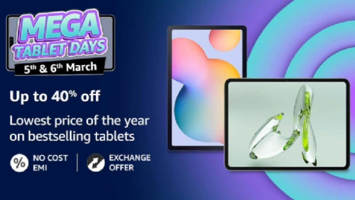 Amazon Mega Tablet Days Sale; Upto 60% Off On Tablet's, Check Out The ...